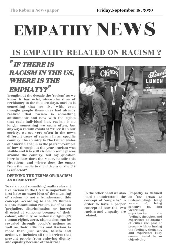 Racism in the U.S by 1111danielasanchez - Flipsnack