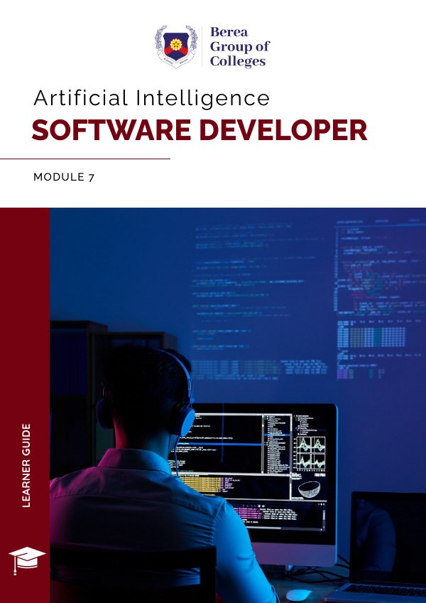 Artificial Intelligence Software Developer - Module 7 by E-Publishing ...
