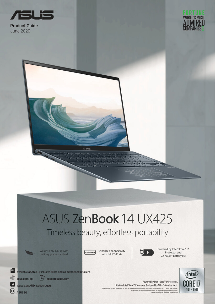 ASUS Product Guide (Singapore) - June 2020 by ASUS