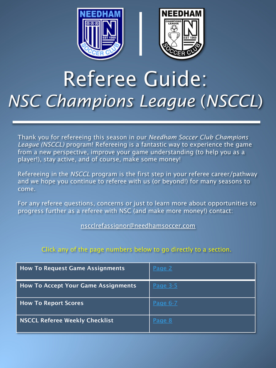 NSCCL Referee Guidebook by Mark Miskin - Flipsnack