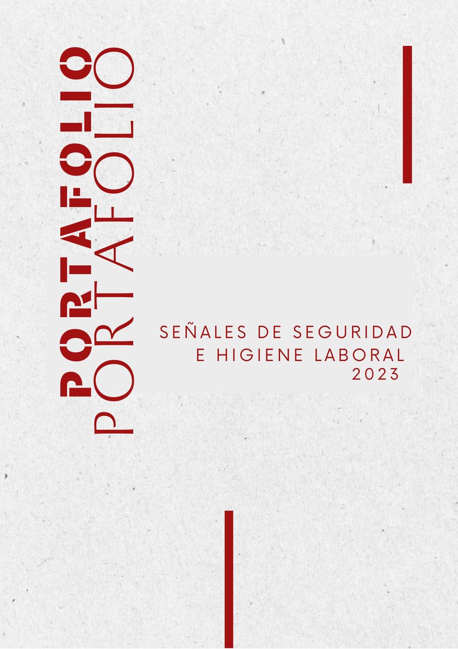 A4 Portada portafolio minimalista rojo by Yelitza Rodriguez - Flipsnack