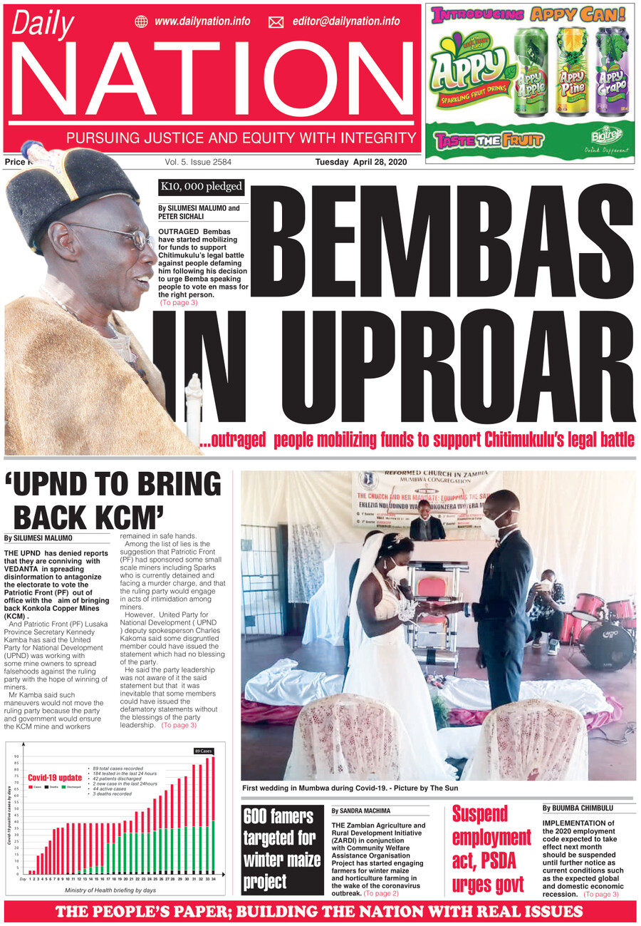 DAILY NATION Tuesday April 28, 2020 by Daily Nation -... - Flipsnack