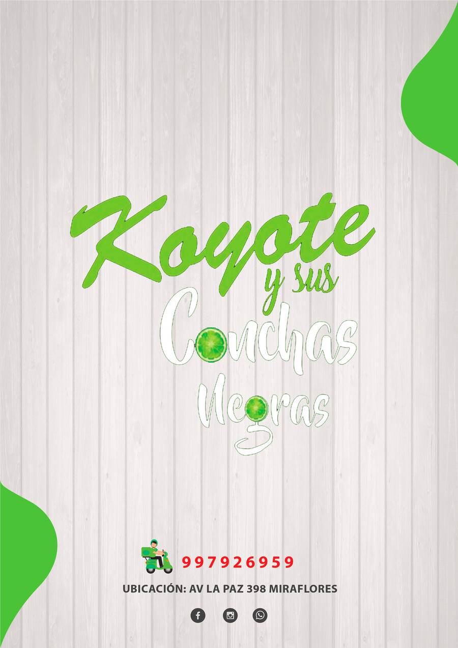 CARTA MENÚ KOYOTE by Fabricio Ladines - Flipsnack