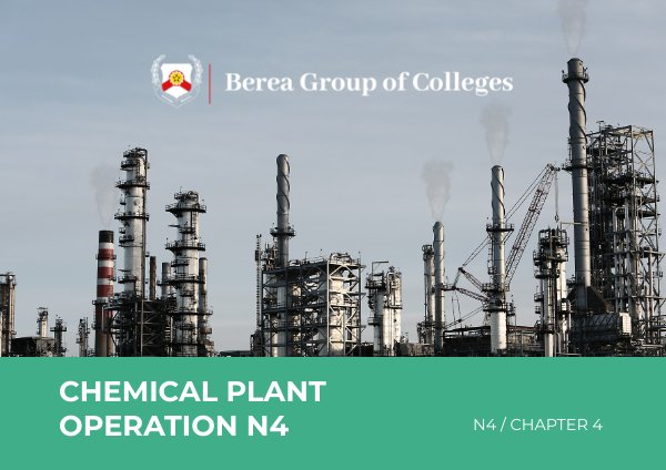 Chemical Plant Operation N4 Chapter 4 by E-Publishing - Flipsnack