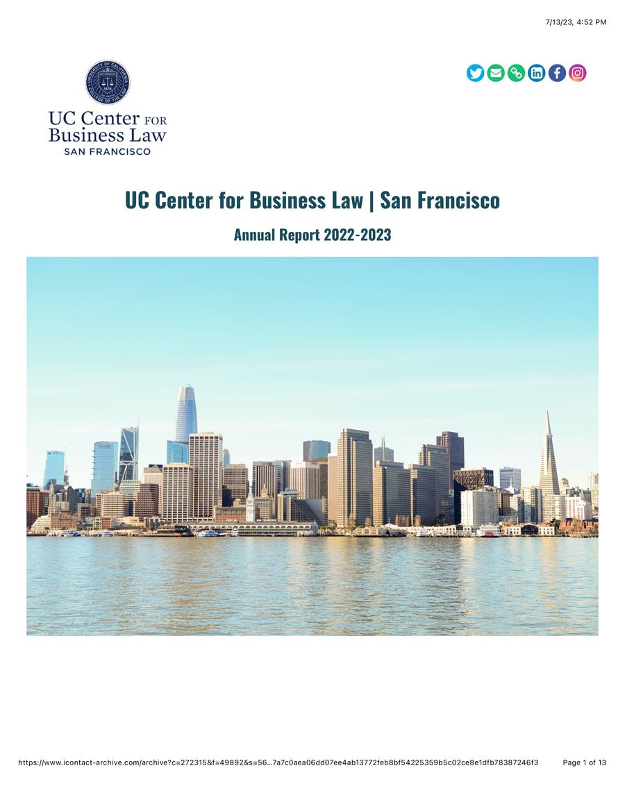 CBL Annual Report 2022-2023 by UC Law SF - Flipsnack