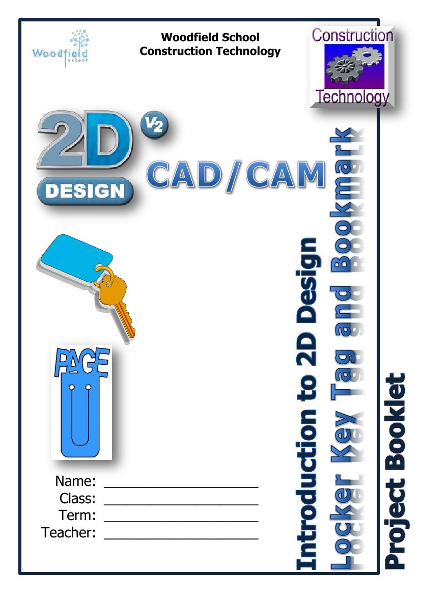 Design Technology Year 7 2D Design Key Tag Project Booklet by pault ...