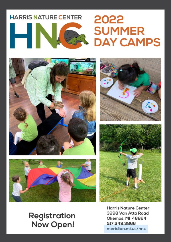 Harris Nature Center Summer Camp Guide by Meridian Township - Flipsnack