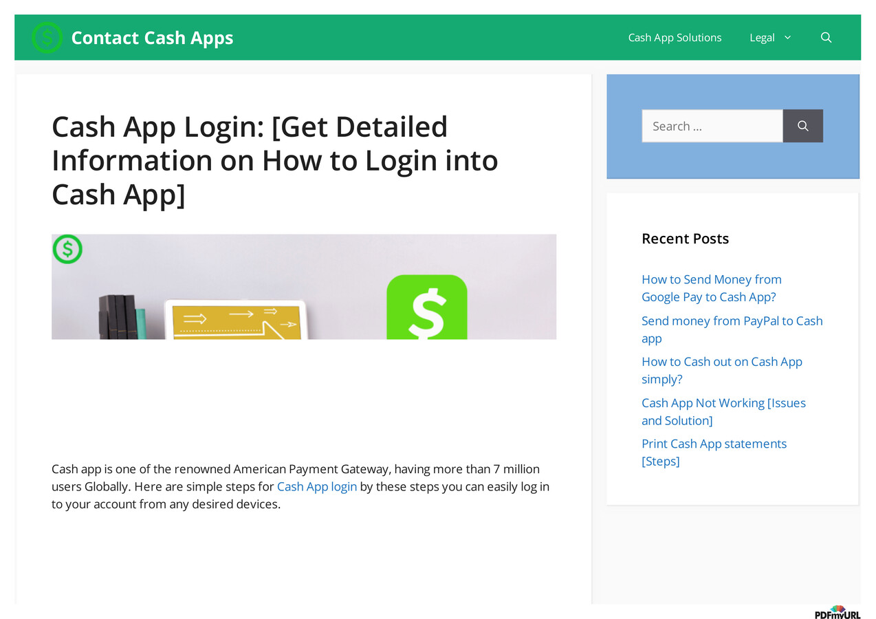 Cash App Login: Get Detailed Information by Ashley Benson - Flipsnack