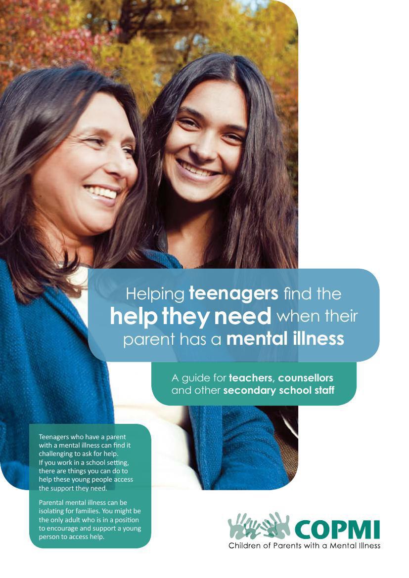 Helping teenagers find the help they need when their parent has by ...