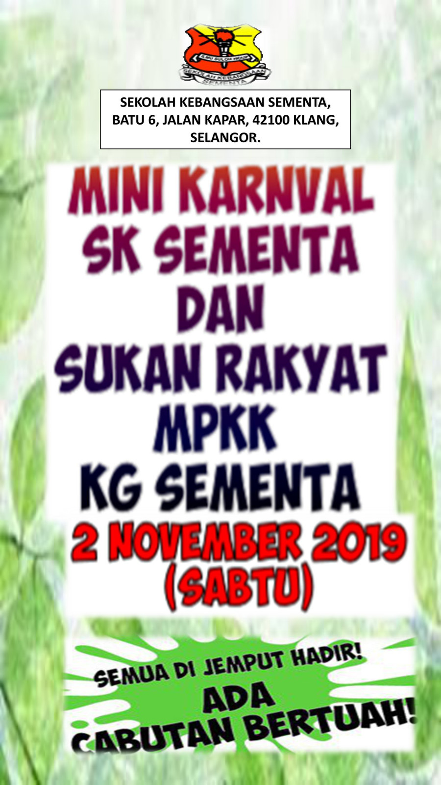 BUKU PROGRAM MINI KARNIVAL SKS 2019 by 89CB7EA7C6F - Flipsnack