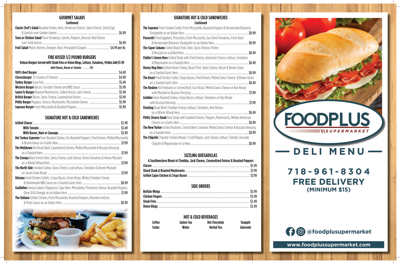 Food Plus Deli Menu by - Flipsnack