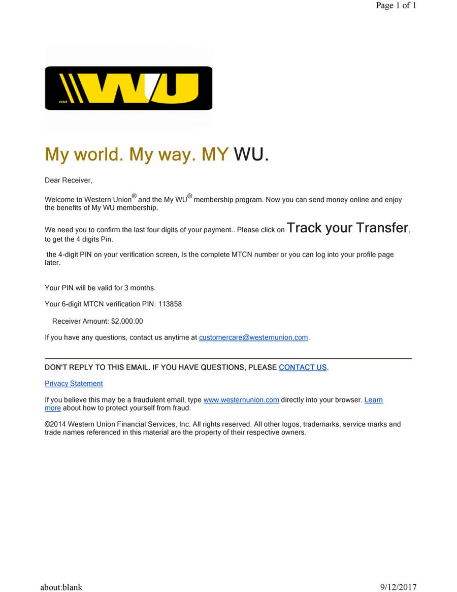 MTCN-WESTERN UNION by Frank Luke - Flipsnack