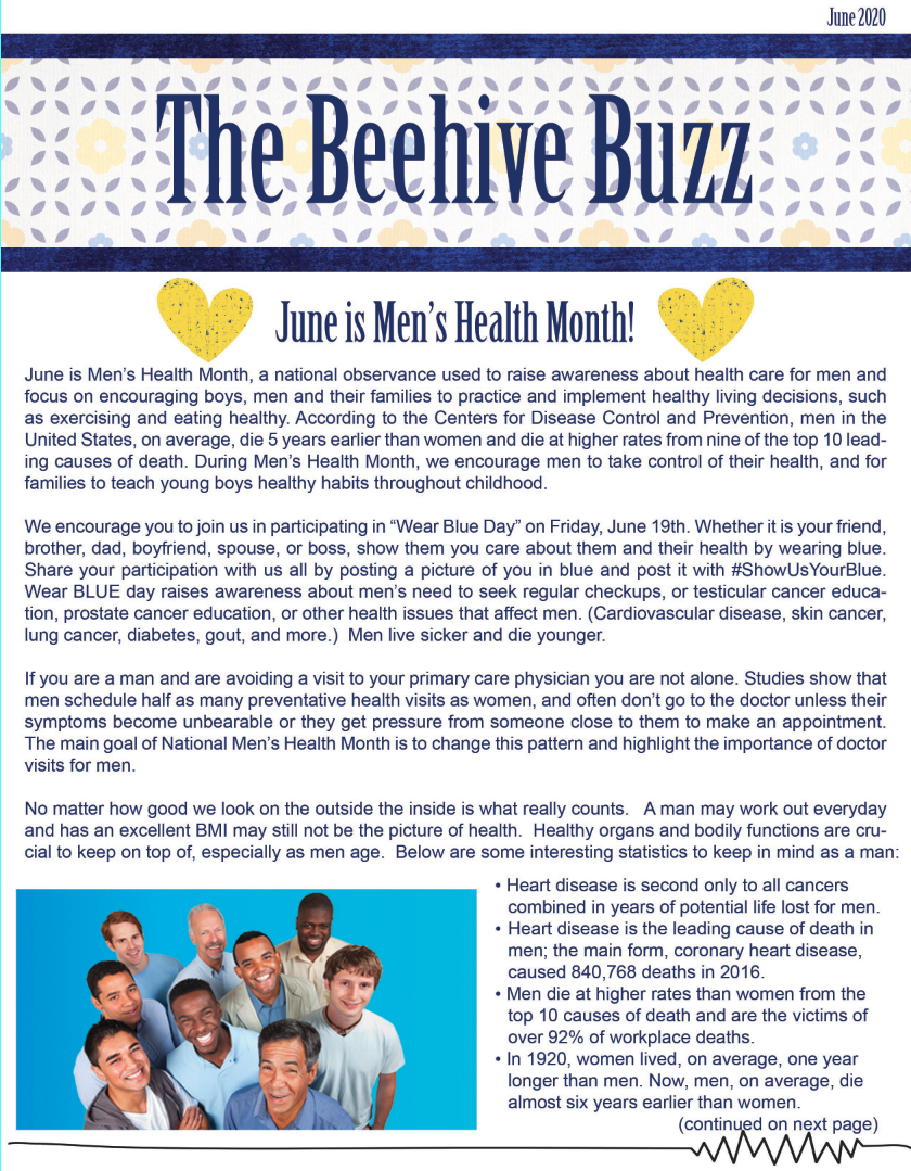 Beehive Retirement Community June Newsletter by Caring Places ...