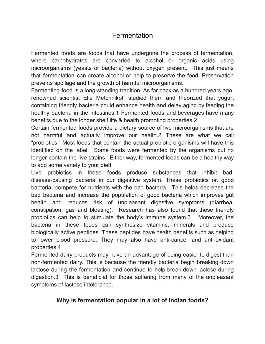 Fermentation by Anju Singh - Flipsnack