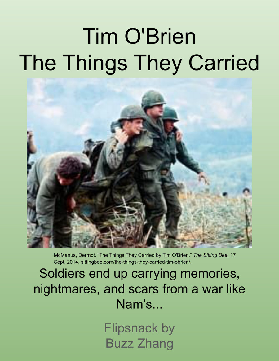 Tim O'Brien The Things They Carried by Buzz Zhang [STUDENT] - Flipsnack