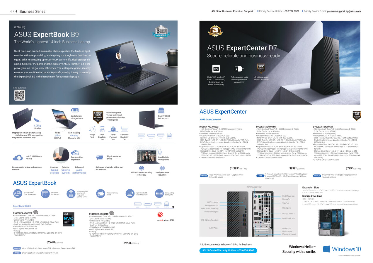ASUS Commercial Product Guide (Singapore) - Oct 2021 by ASUS