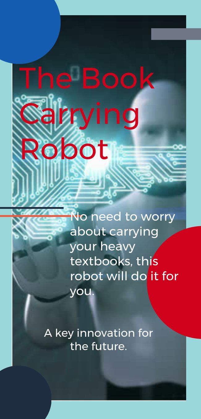 The Book Carrying Robot Flyer by Raygan Lewandowski - Flipsnack