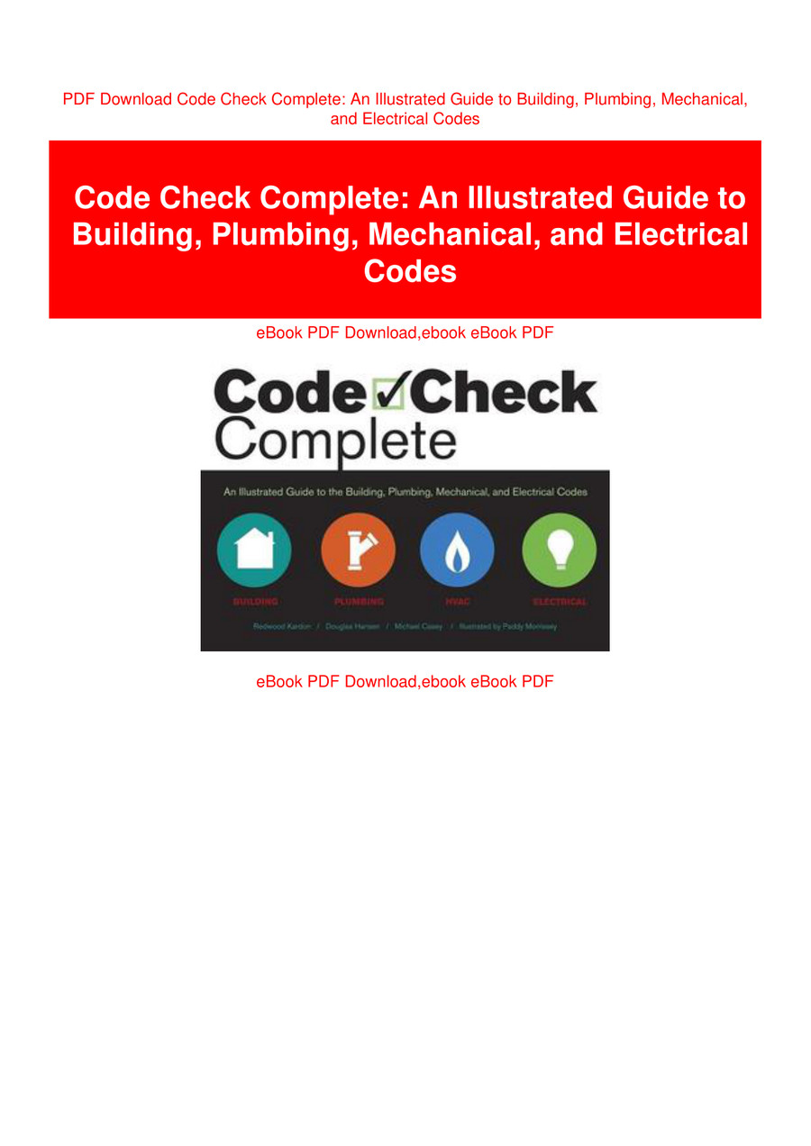 PDF Download Code Check Complete: An Illustrated Guide to Buildi by MyraBostock - Flipsnack
