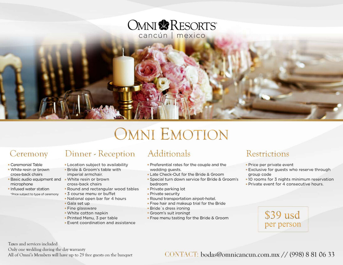 OMNI bodas ingles by... - Flipsnack