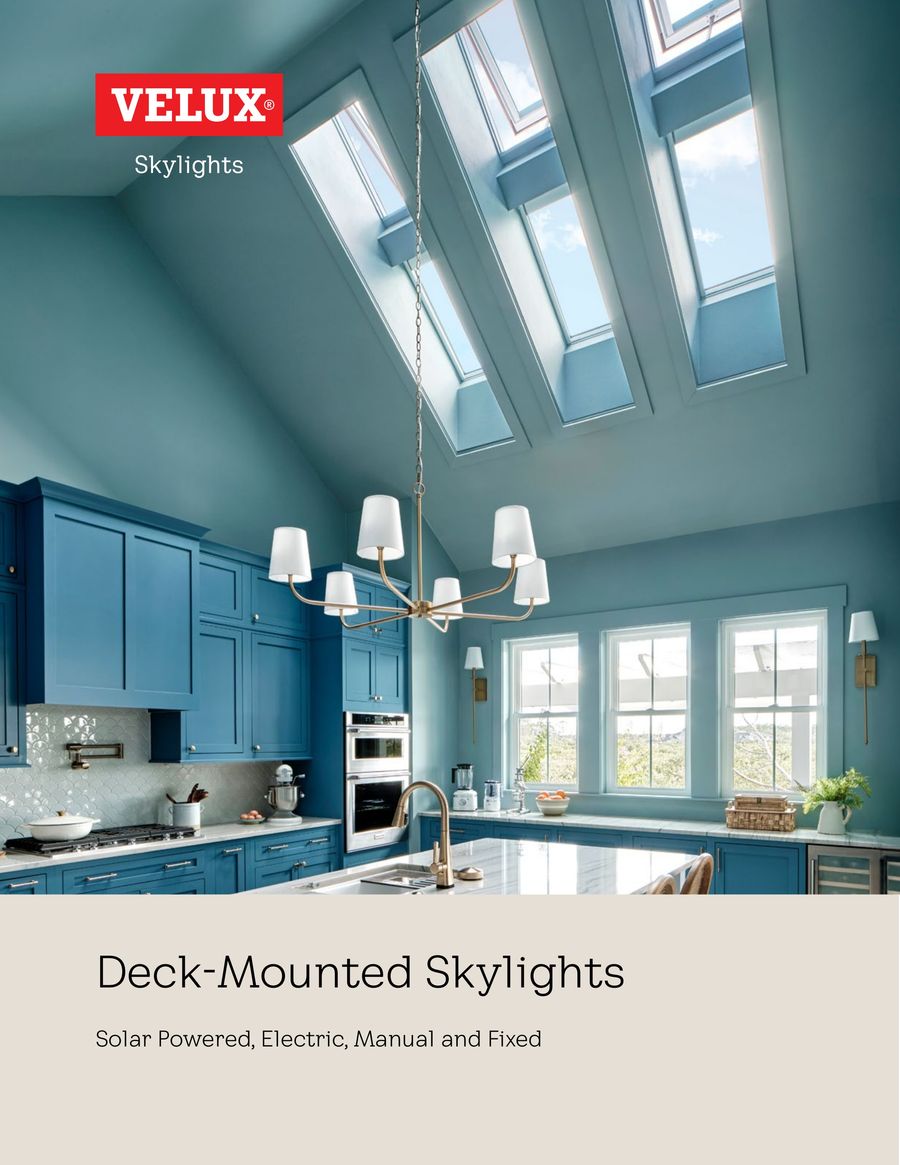 Deck-Mounted Product Brochure by VELUX Skylights