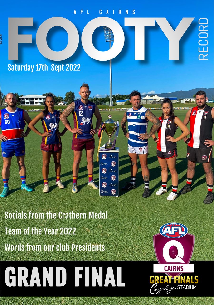 Footy Record Grand Final 2022 by AFLCairns - Flipsnack