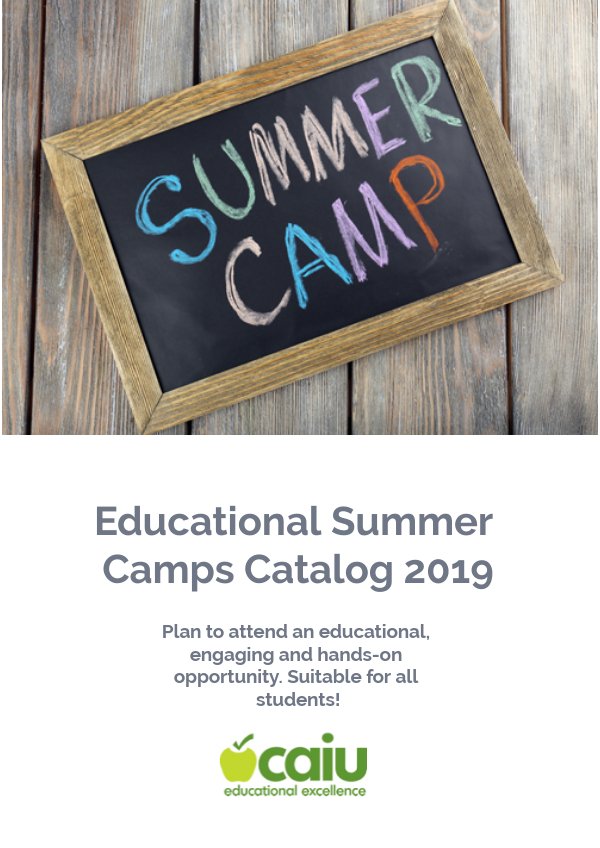 Summer Camps Catalog 2019 by caiusummercamps - Flipsnack