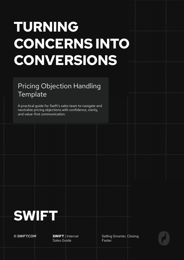 Pricing Objection Handling Template by Flipsnack templates - Flipsnack