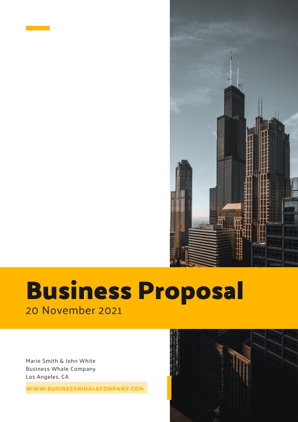 Free Online Business Proposal Sample by Flipsnack templates - Flipsnack