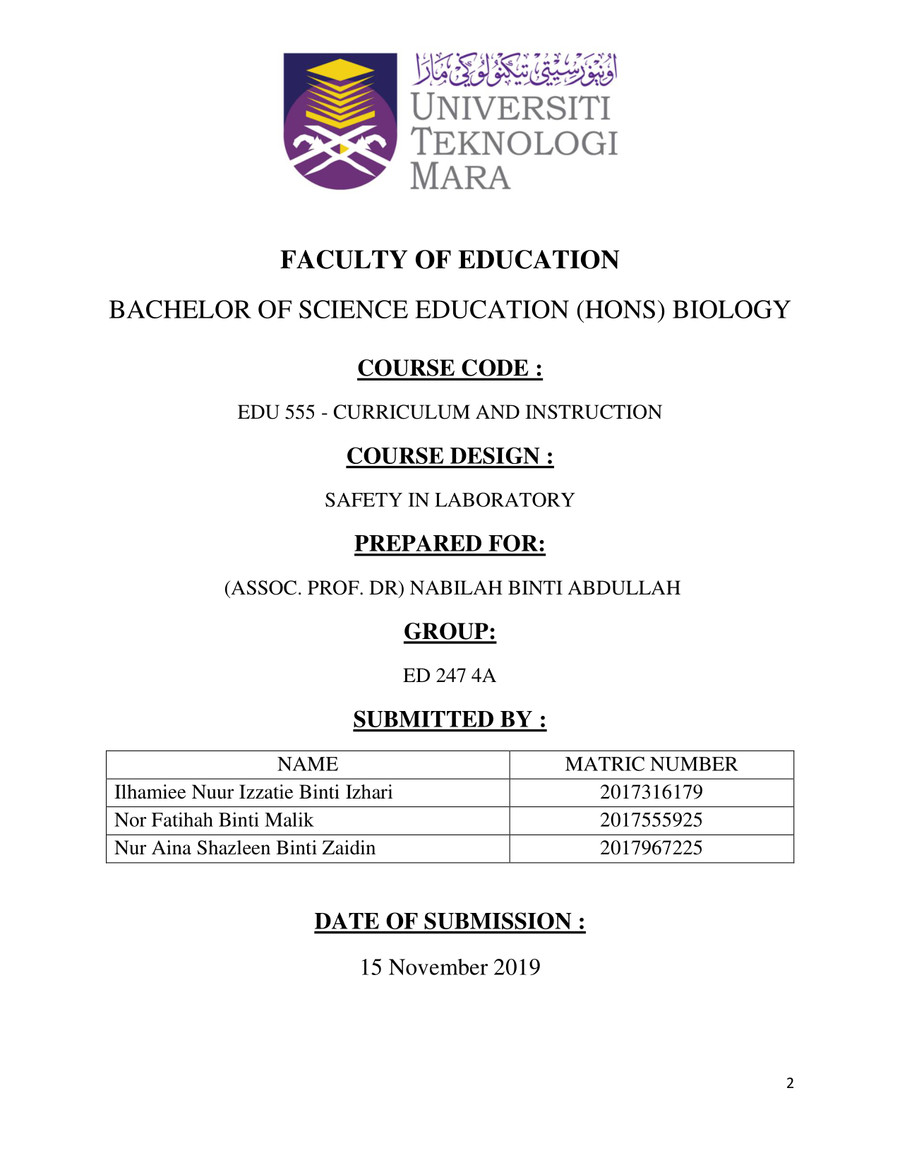 Course Design (EDU 555) by Ilhamie lala - Flipsnack