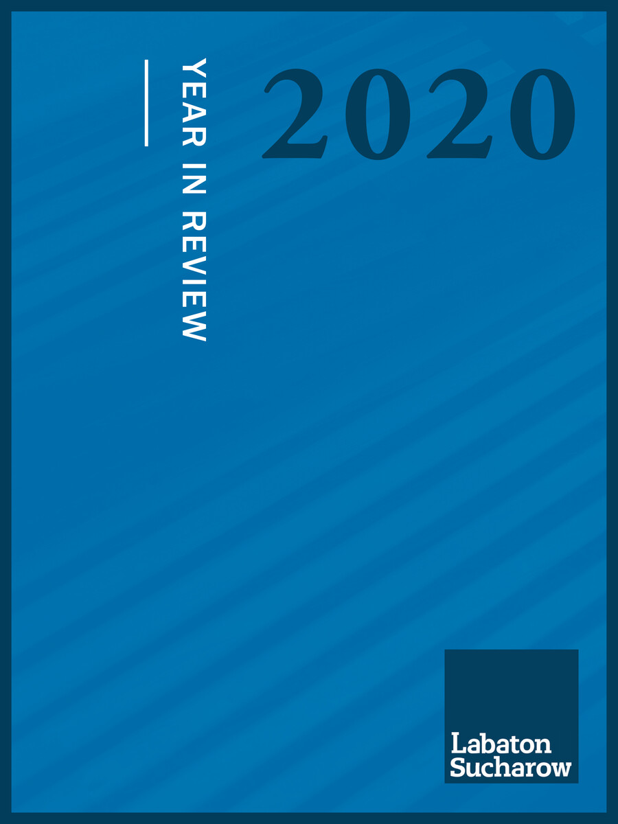 Labaton Sucharow 2020 Year in Review by Matt - Flipsnack