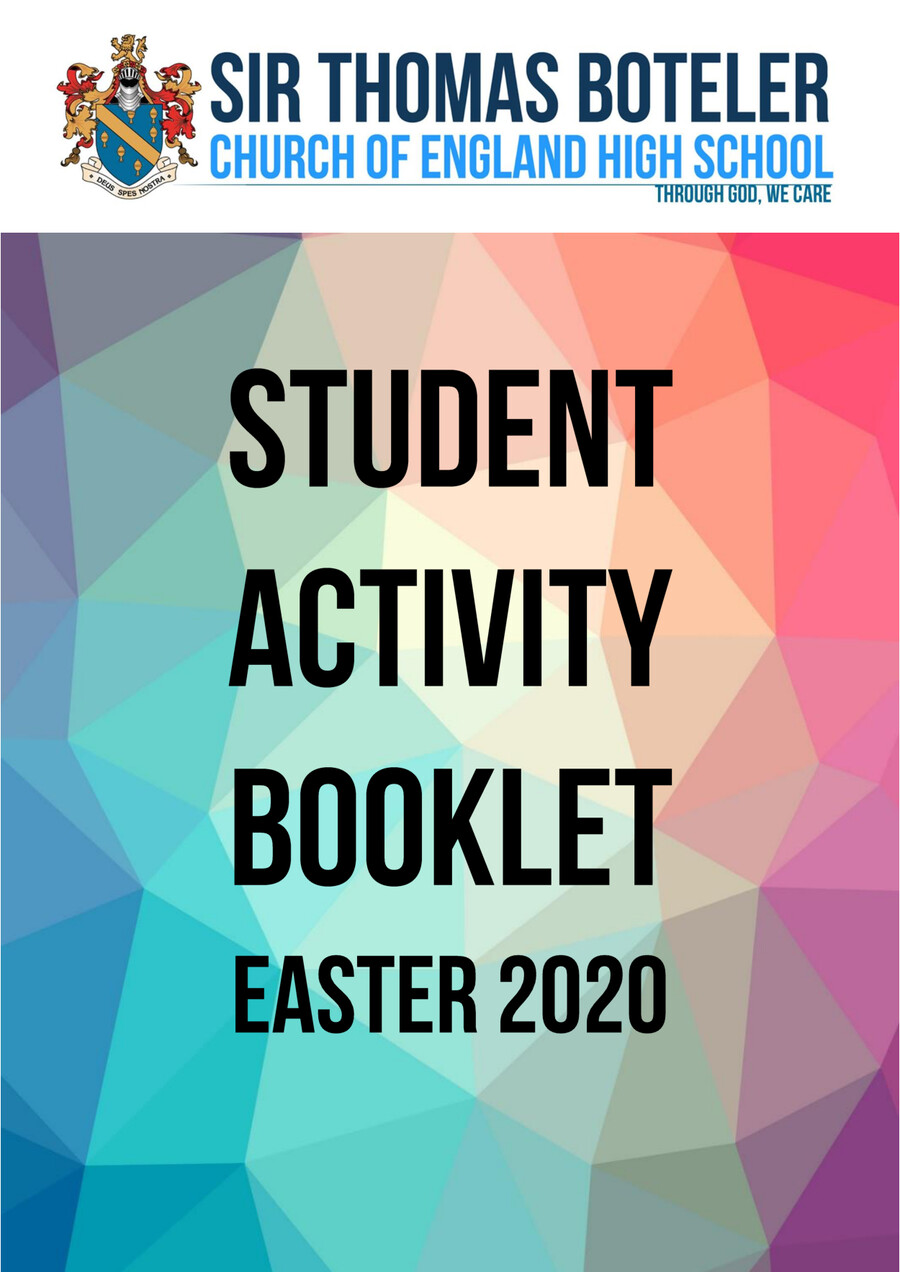 Easter Activity Booklet by Sir Thomas Boteler Church of Engl... - Flipsnack