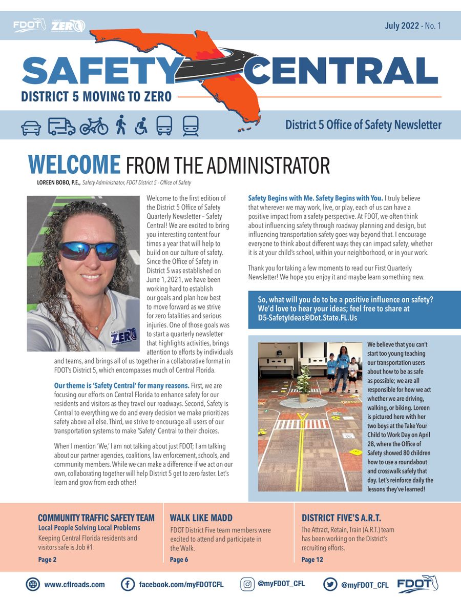 FDOT Safety Central Newsletter_July 2022 by... - Flipsnack