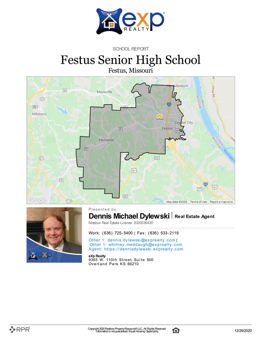 School-Report_Festus-Senior-High-School-FESTUS-Missouri_2020 by Dennis ...