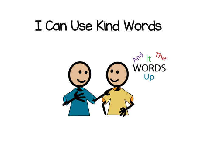 I Can Use Kind Words social story sample by mrsmendez - Flipsnack