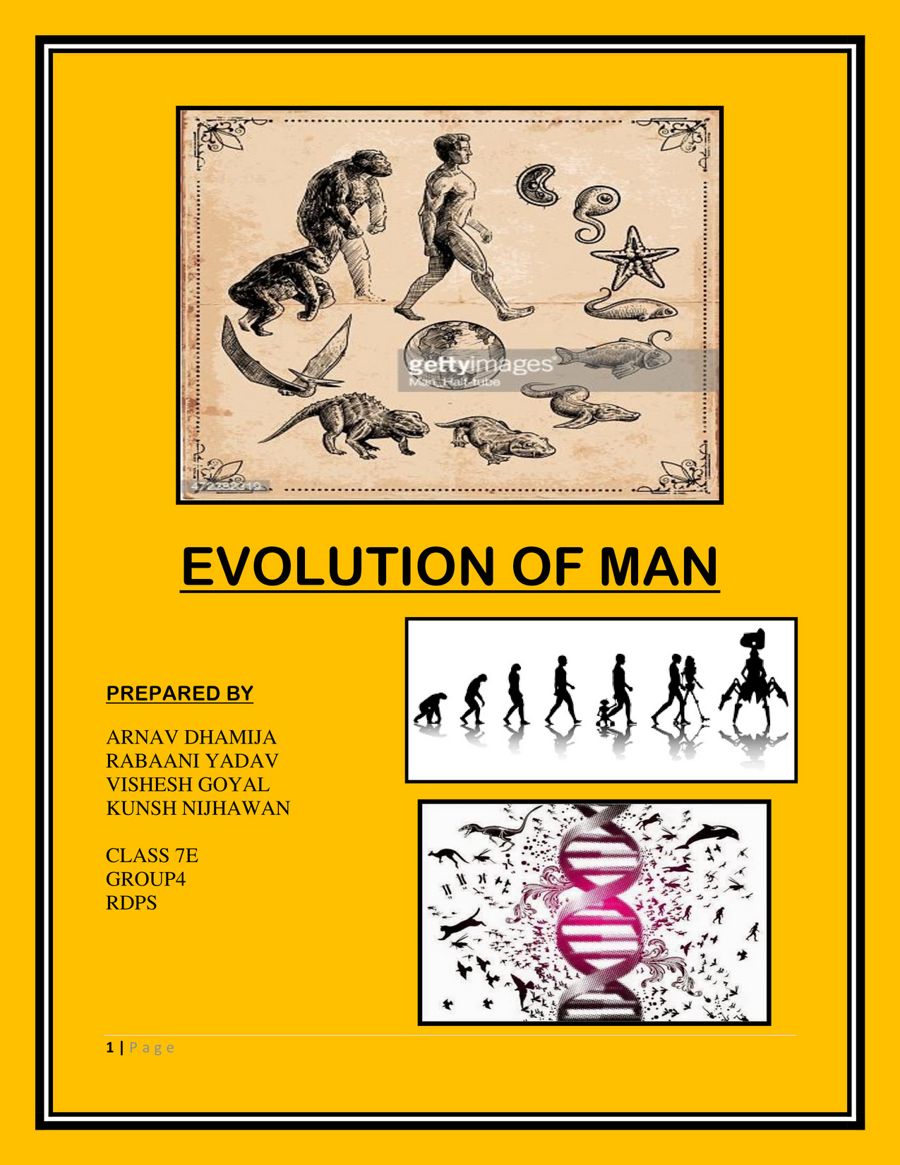 EVOLUTION OF MEN by Shruti Goyal - Flipsnack