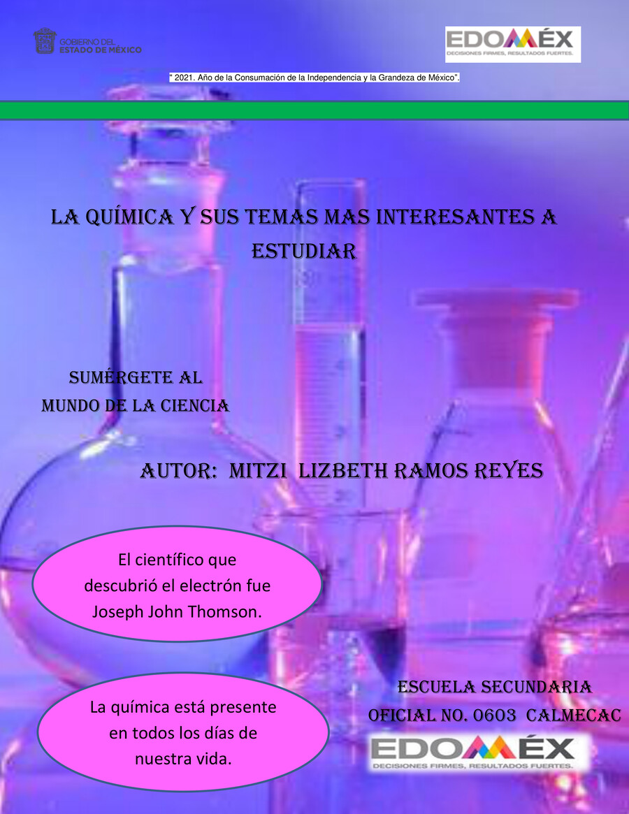 REVISTA DE LOS TEMAS MAS IMPORTANTES DE QUÍMICA by Mitzi... - Flipsnack