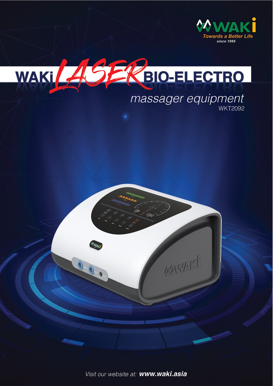 WAKi Laser Bio-Electro Massager Equipment (English) by WAKi WORLD ...