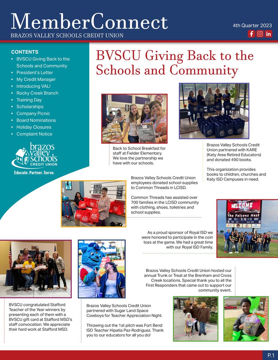 2023 Newsletter - 4th Quarter by BVSCU-Marketing - Flipsnack