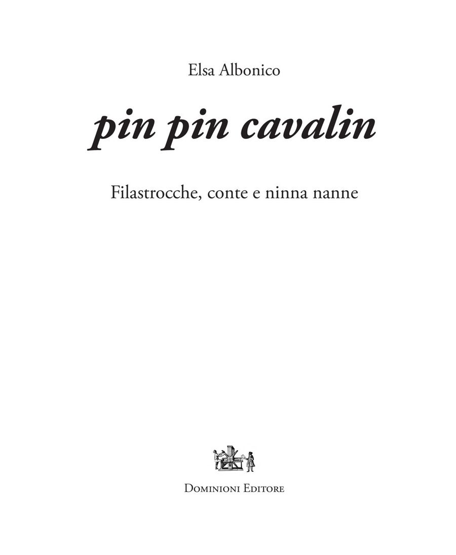 Elsa Albonico - Pin pin cavalin (estratto) by dominionilibri - Flipsnack