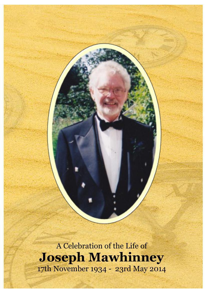 4 Order of Service for Cecil “Joseph” Mawhinney by Natalie - Flipsnack