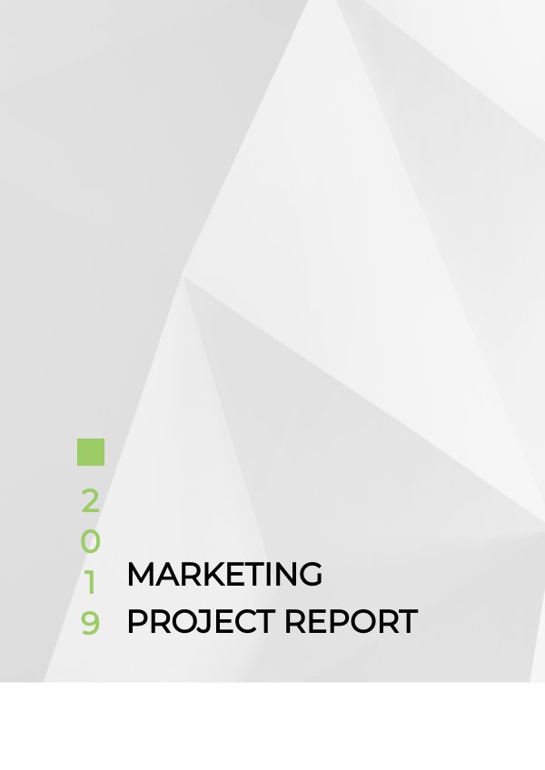 Marketing Project Report Template by Flipsnack templates - Flipsnack