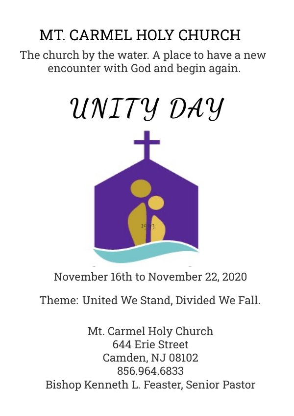 Mt. Carmel Unity Day Program by Donna Green - Flipsnack