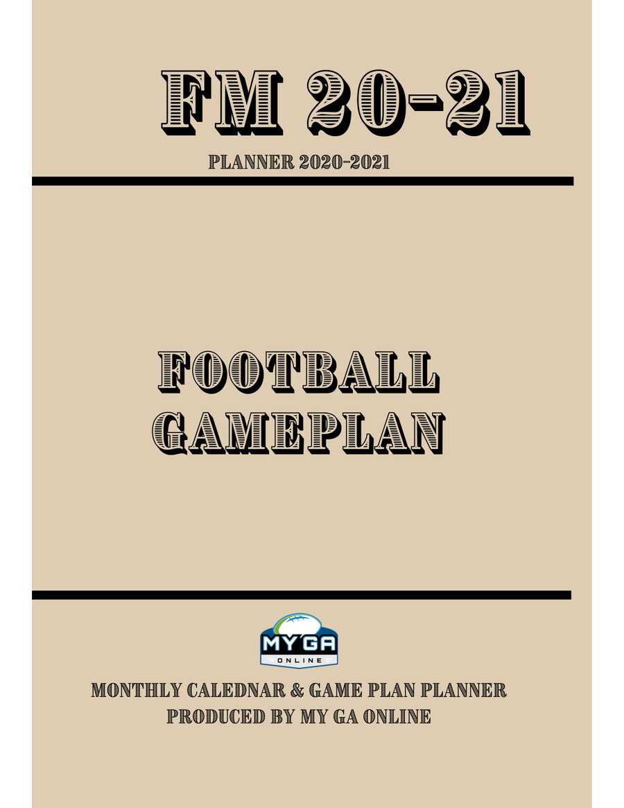 Example Football Game Plan Planner by My GA Online - Flipsnack