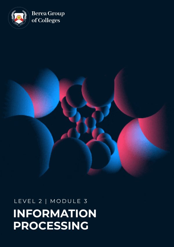 Information Processing Level 2 Module 3 By E Publishing