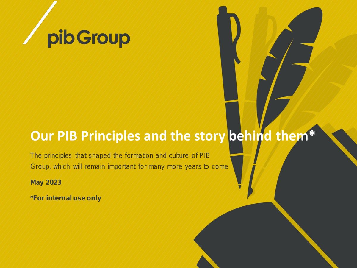 Our PIB Principles by Lorraine Hambleton - Flipsnack