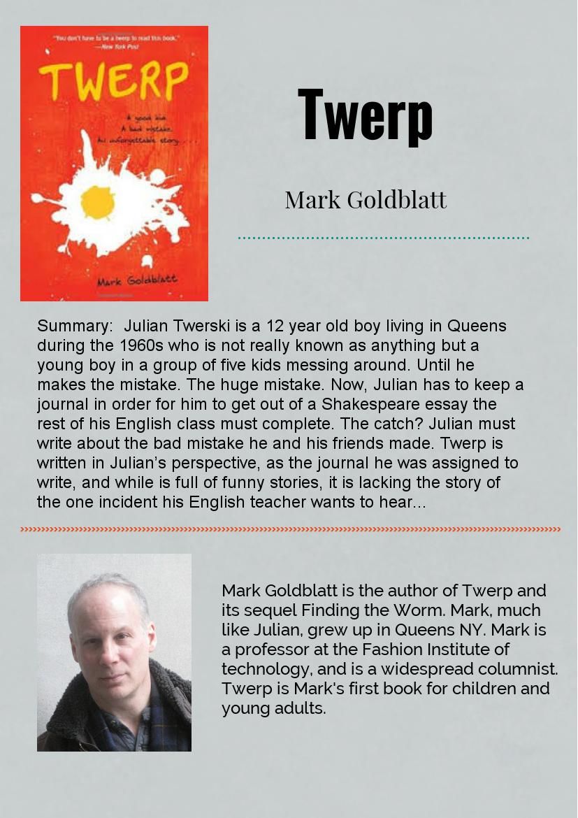 TWERP Book Report by stone29 - Flipsnack