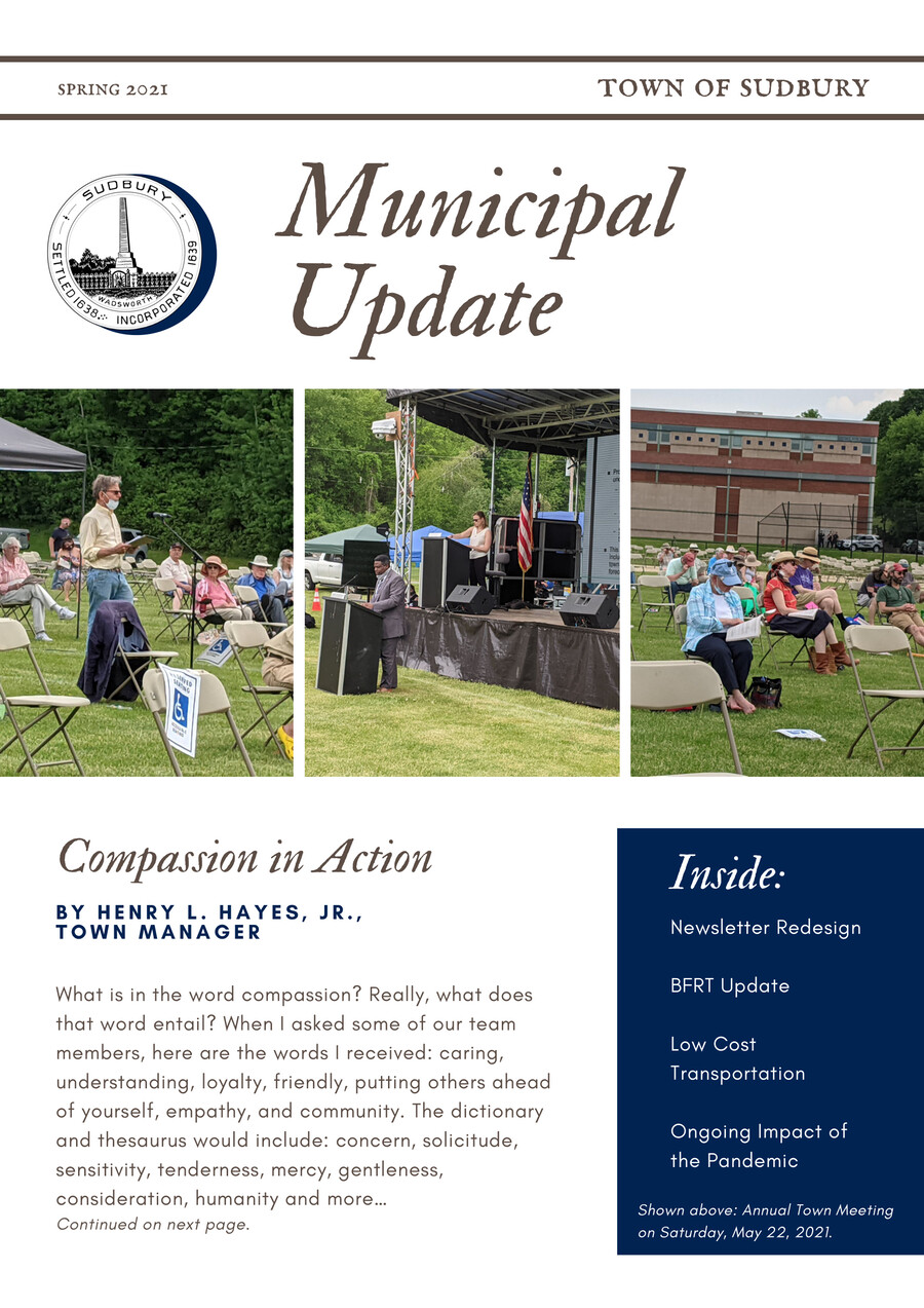 Sudbury Municipal Update Newsletter Spring 2021 by Leila - Flipsnack