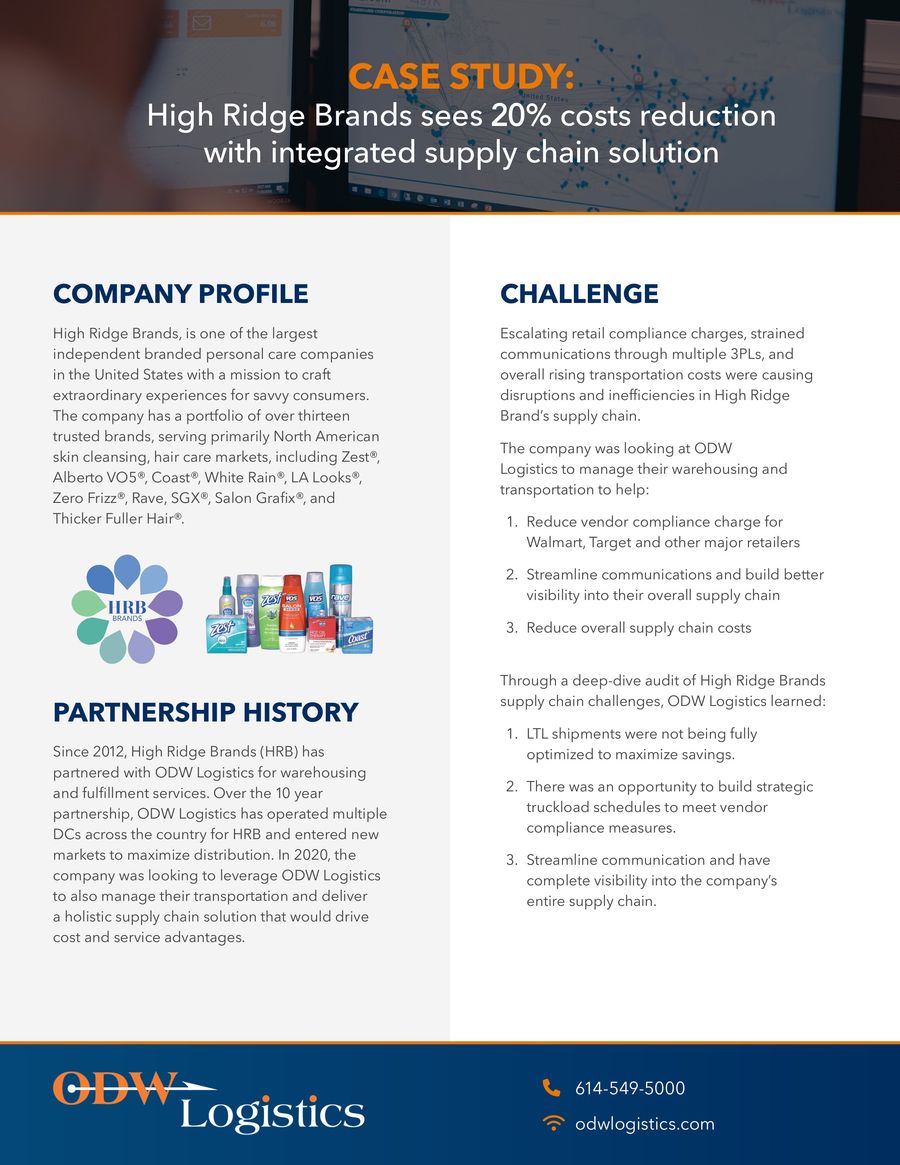 Case Study | HRB Integrated Logistics by ODW Logistics - Flipsnack