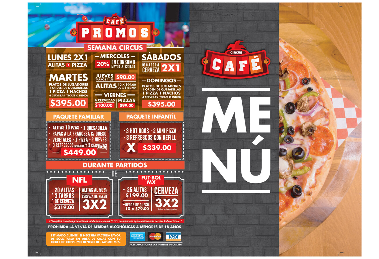 Menú CIRCUS CAFÉ by CAFÉ CIRCUS - Flipsnack