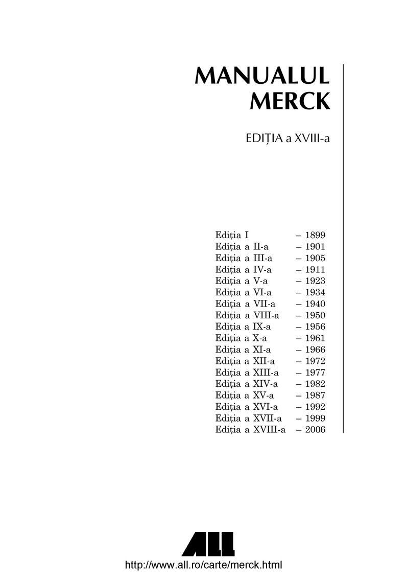 manualul merck free pdf online by editura all - Flipsnack